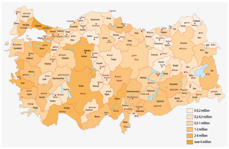 Map Of Turkey : A Complete Guide to Geography. | Magnificent Travel